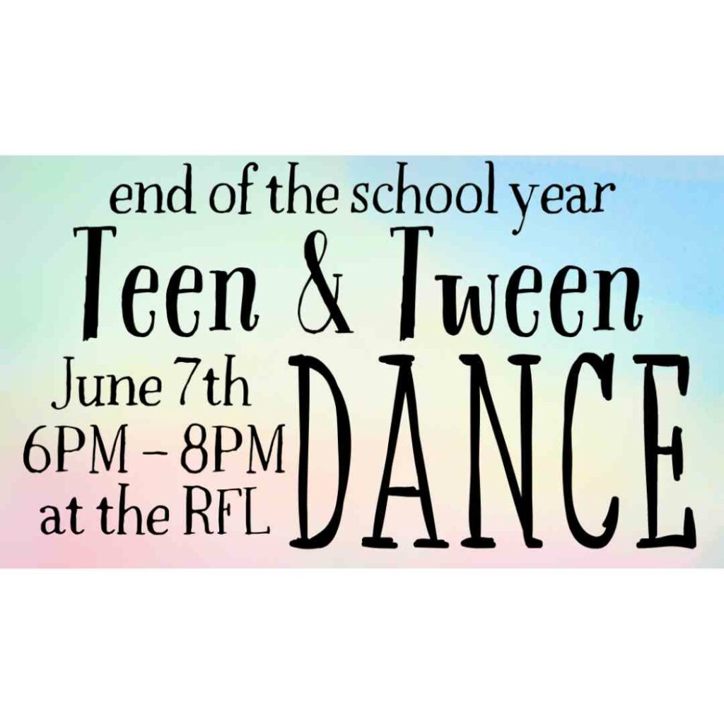 End of School Year Teen and Tween Dance