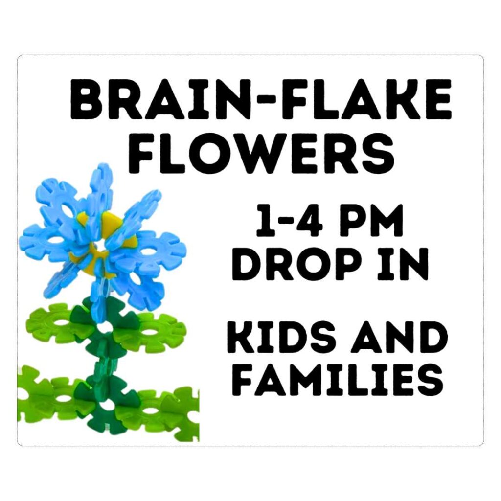 Drop-In Craft: Brain-Flake Flowers