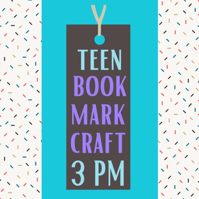 Teen Bookmark Craft